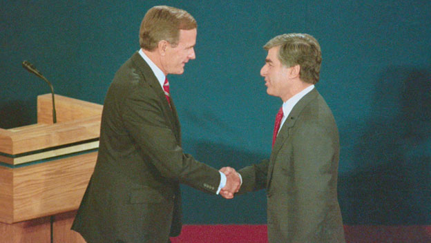 Listen to George H. W. Bush Refuses More Debates | HISTORY Channel