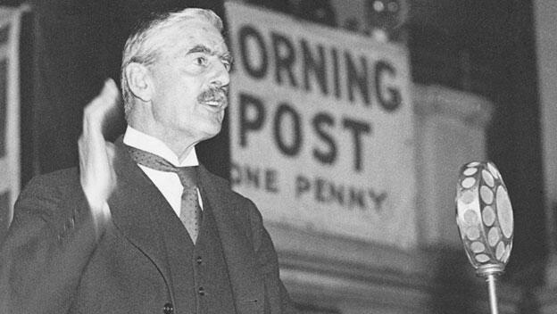 Listen to Chamberlain Declares War on Germany | HISTORY Channel Listen to Chamberlain Declares War on Germany | HISTORY Channel