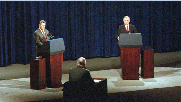 Listen to Reagan and Mondale in 1984 Presidential Debate | HISTORY Channel