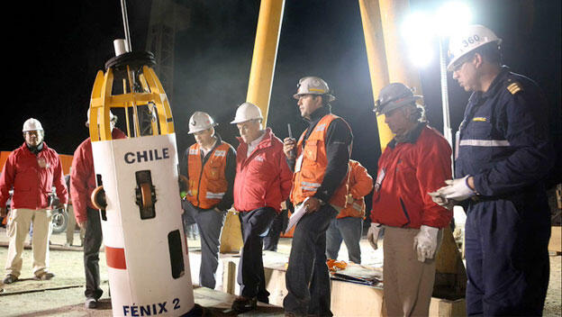 Listen to NASA Astronauts Speak to Chilean Miners | HISTORY Channel Listen to NASA Astronauts Speak to Chilean Miners | HISTORY Channel
