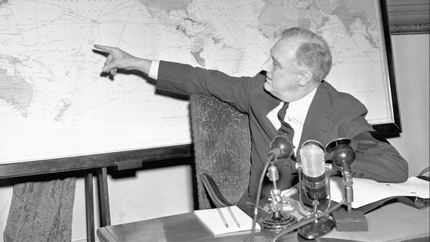 Listen to Franklin D. Roosevelt on American Progress in World War II | HISTORY Channel