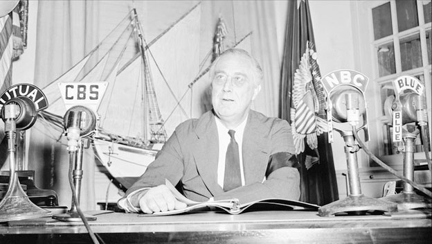 Listen to Franklin D. Roosevelt's War Progress Report | HISTORY Channel