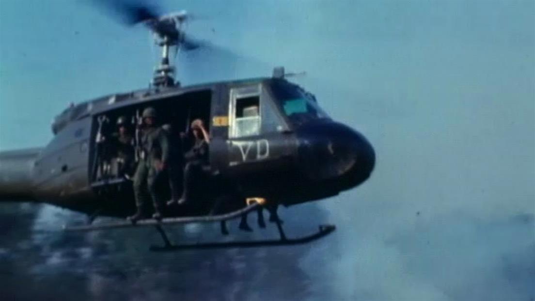 Watch Vietnam-Era Huey Helicopter Clip | HISTORY Channel