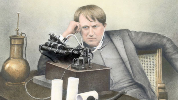 Listen to Edison's Phonograph | HISTORY Channel